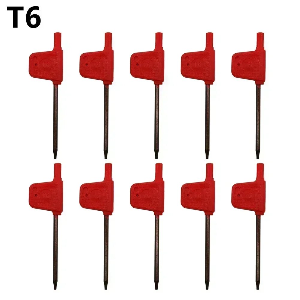 Набор отверток-ключей Torx Red Flag T5 T6 T7 T8 T15 T20 T6