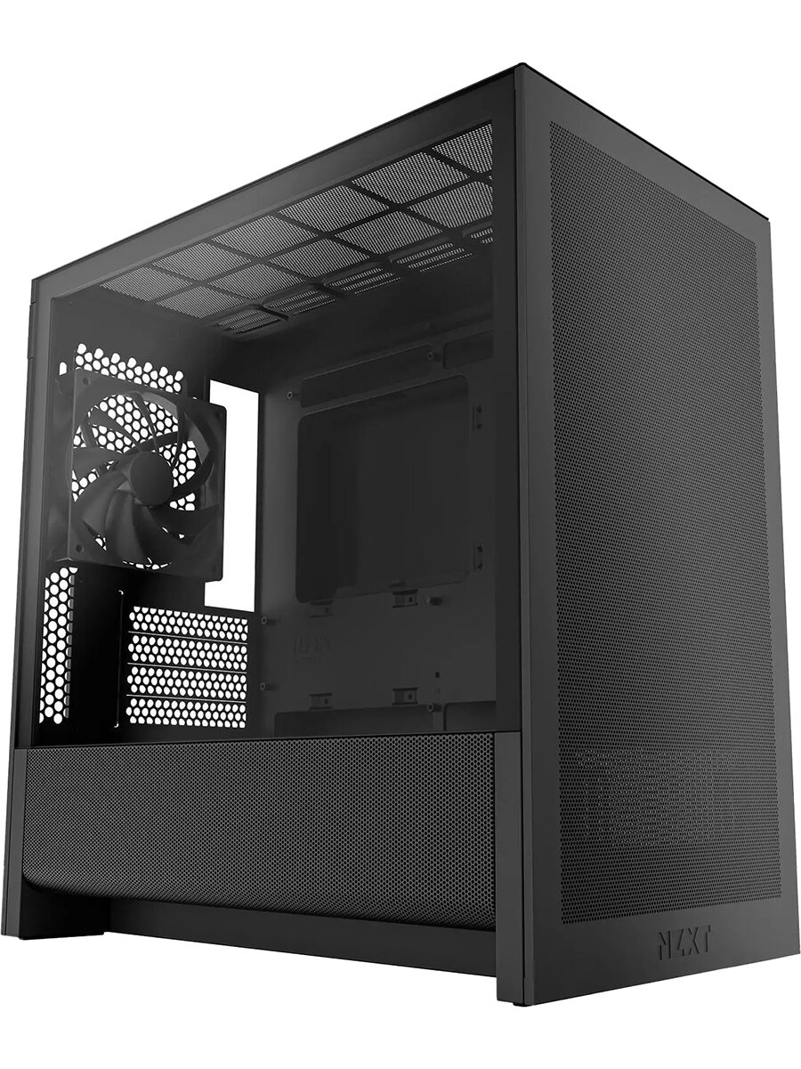 Корпус для ПК без БП NZXT H3 Flow Black (CC-H31FB-01), официальная гарантия