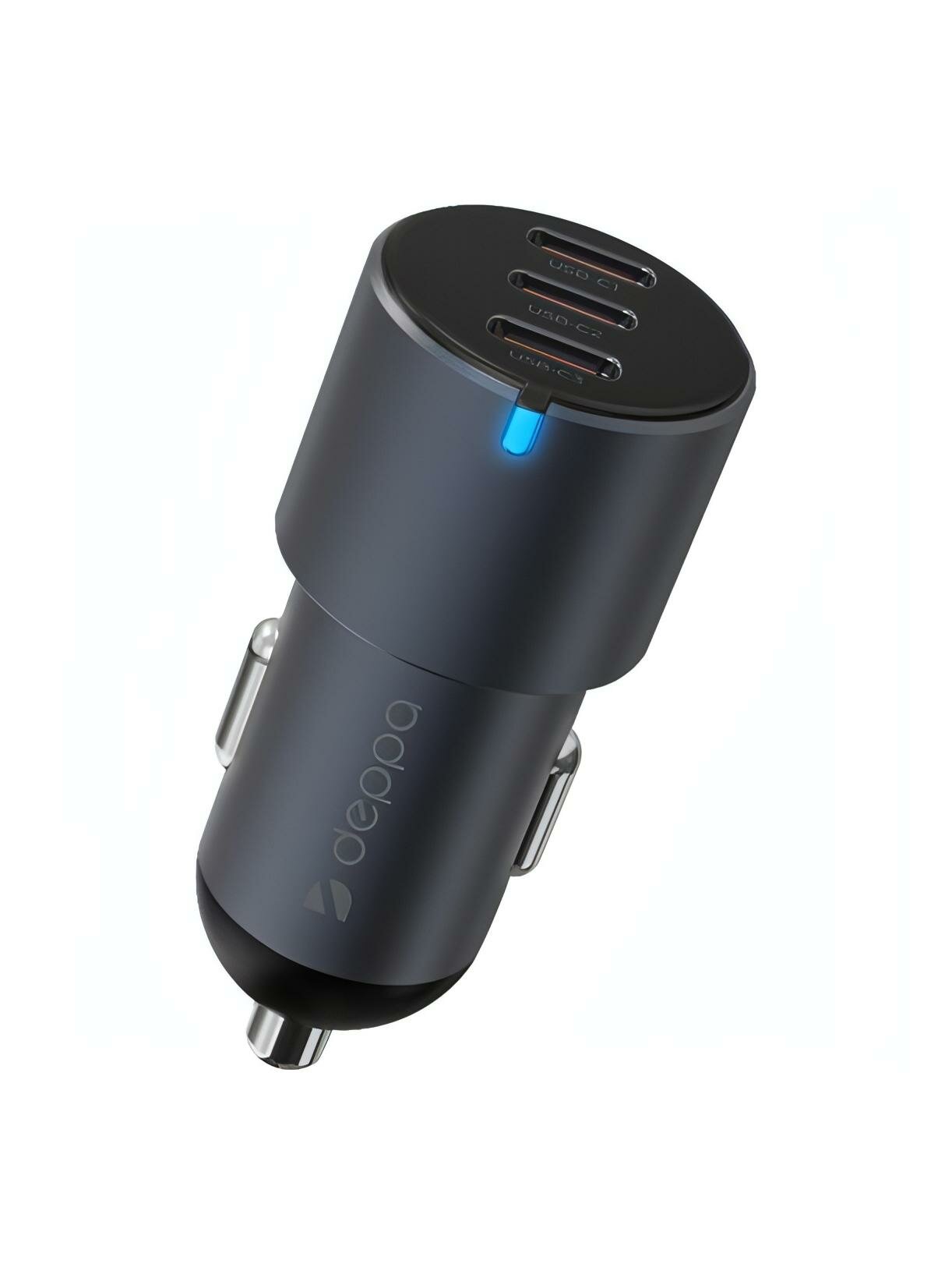 Автомобильное зарядное устройство Deppa 3xUSB-C PowerDelivery 65W