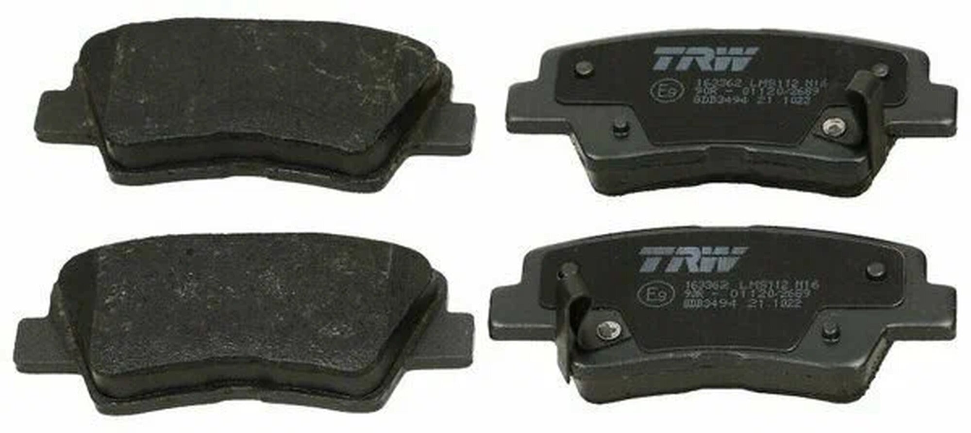 Тормозные колодки ZF GDB3494ZFR, для Ford Edge, Hyundai, задние, черные