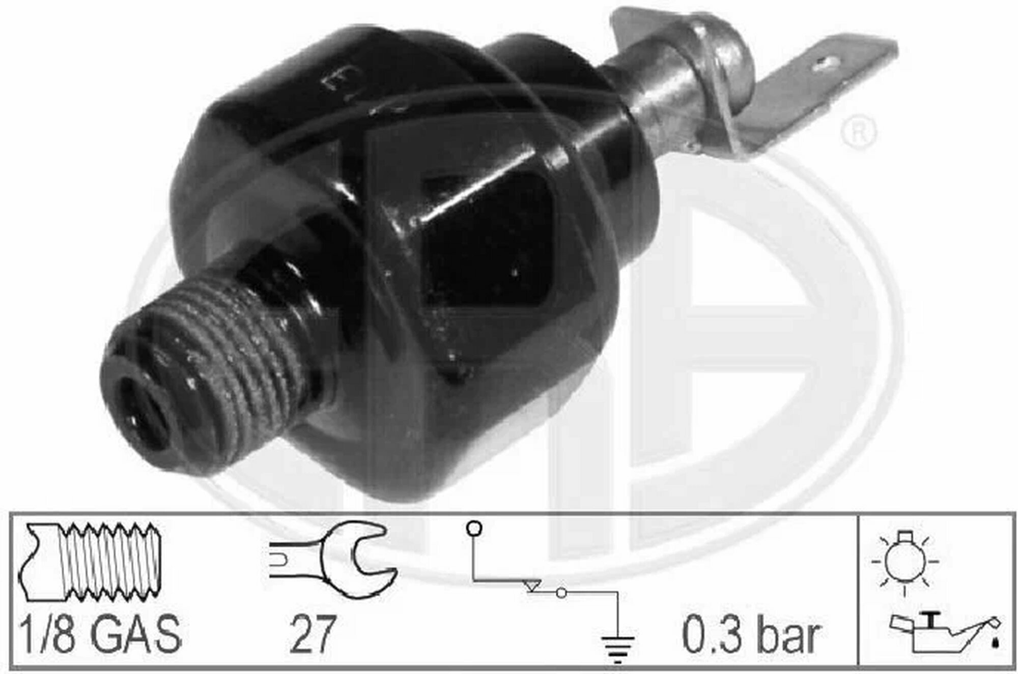 Датчик давления масла ERA 330009, для легковых автомобилей
