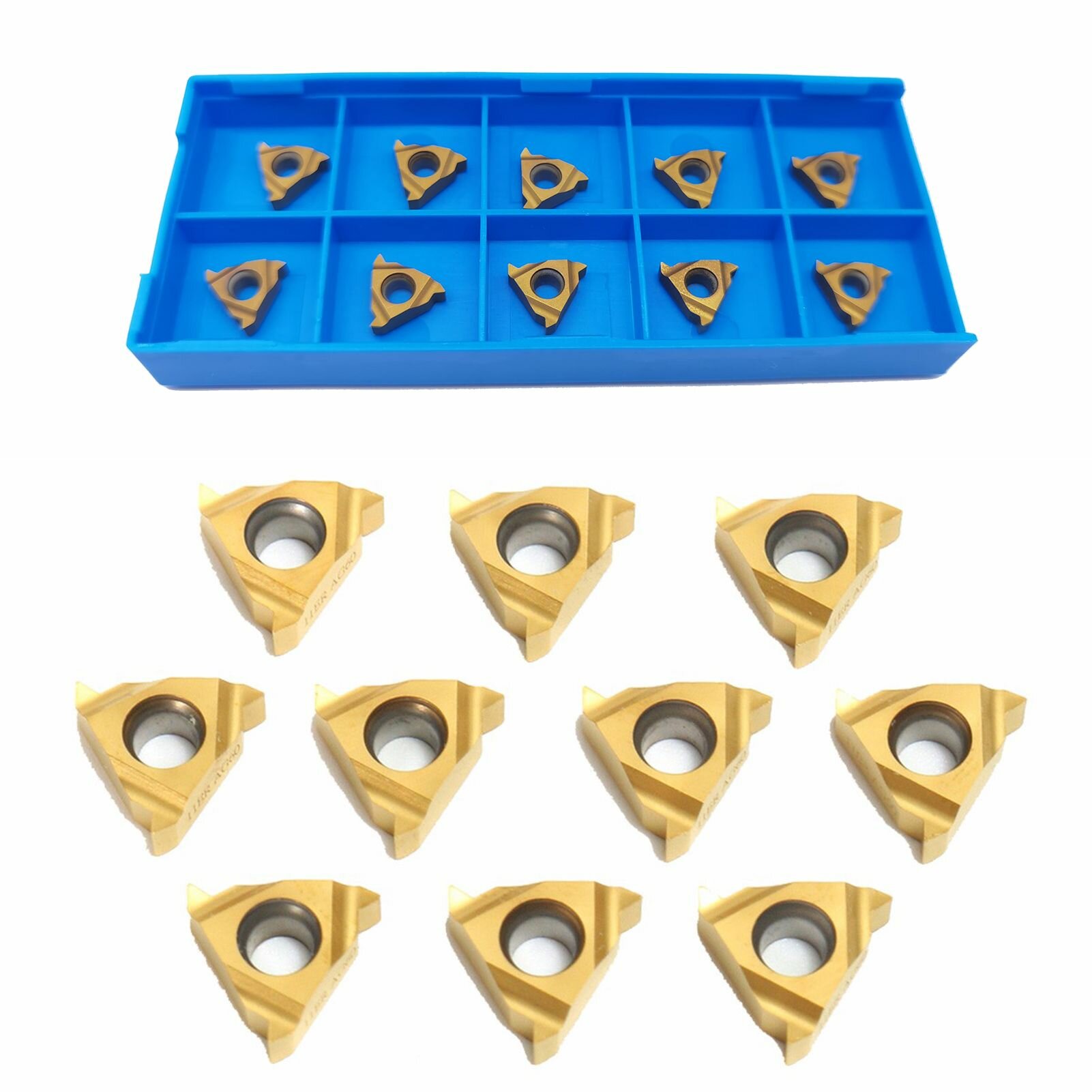 10 ШТ. 11ER A60 11ER 14 A60 Твердосплавные вставки Токарный станок с ЧПУ Режущий