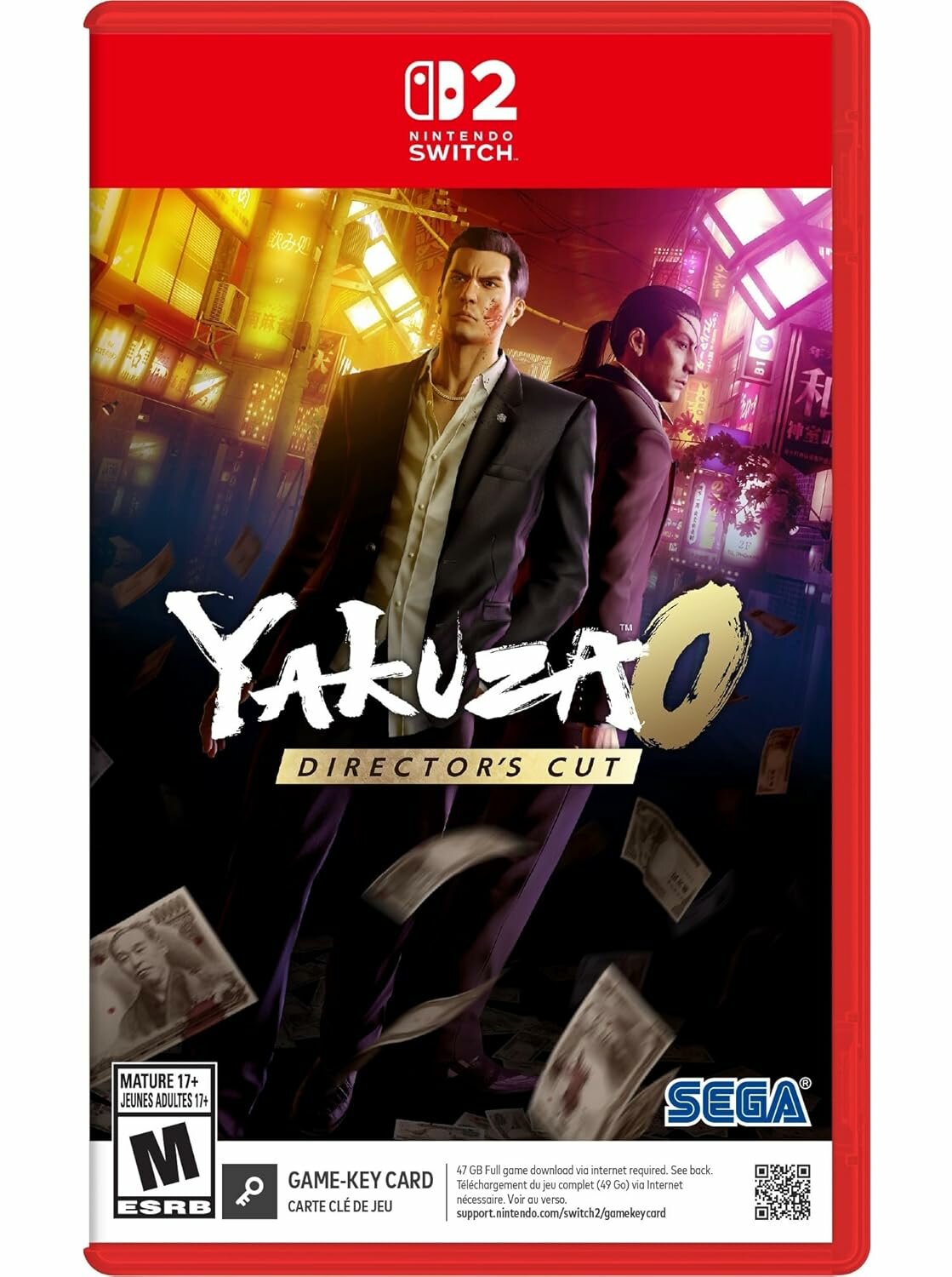 Картридж для Nintendo Switch 2 Yakuza 0 Director's CUT, Английская версия