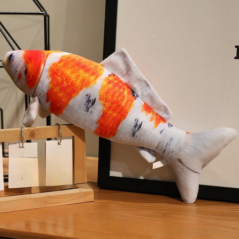 Koi fish мягкая игрушка с реалистичным дизайном и удобным наполнением для подарка и домашнего использования