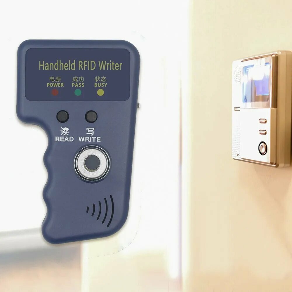 Считыватель карт контроля доступа, портативный RFID, частота 125 кГц, совместимый с различными чипами, практичный и долговечный