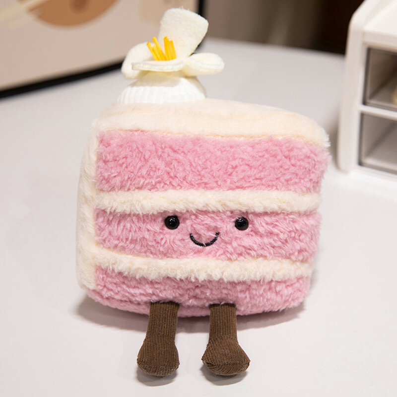 Whimsical heart bear plush toy cake bear ideal for children birthday festivities and gifts