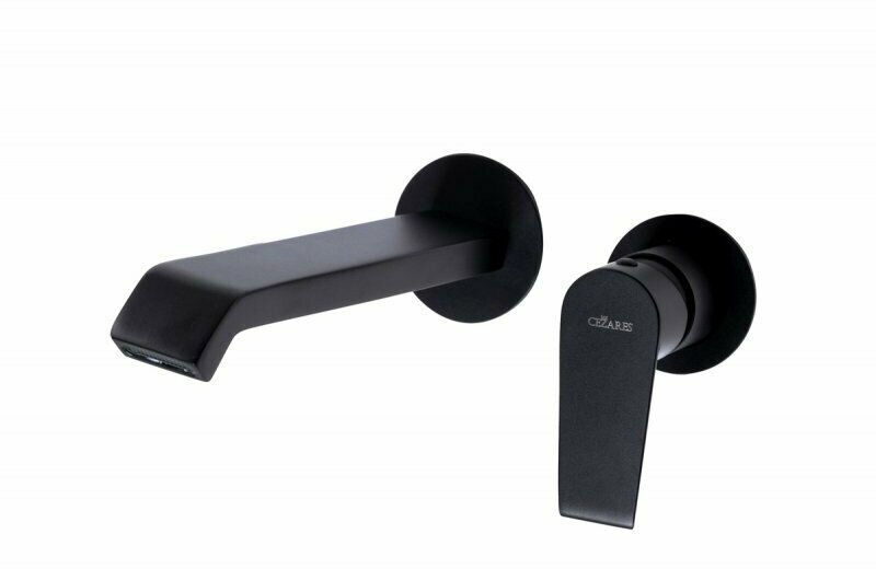 NAUTIC-BLI2-01-W0 Смеситель для раковины встраиваемый однорычажный, на два отверстия, исполнение хро