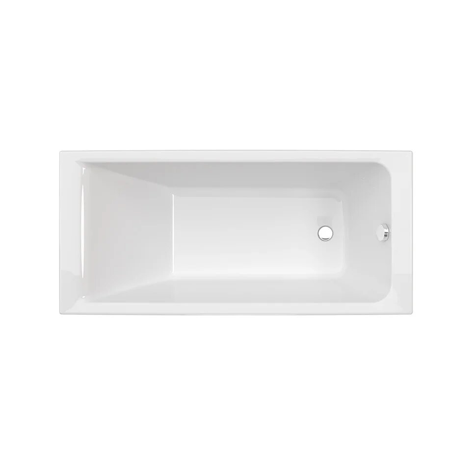 Акриловая ванна ARAGUT Дана Щ0000063278 150x70, с каркасом, правая, пристенная, белая, глянцевая, прямоугольная