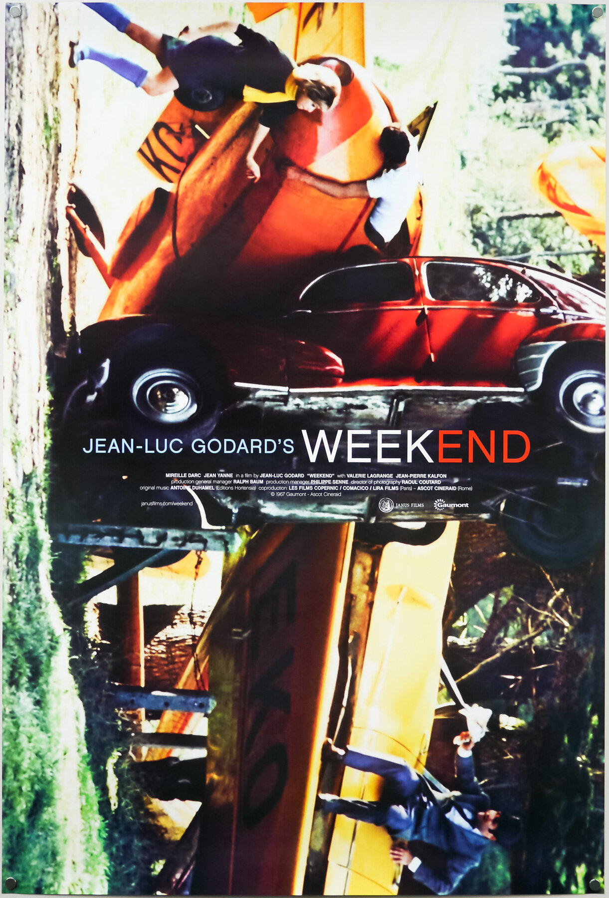 Плакат, постер Weekend (1967) (Уик-энд) на бумаге, размер 60х84см