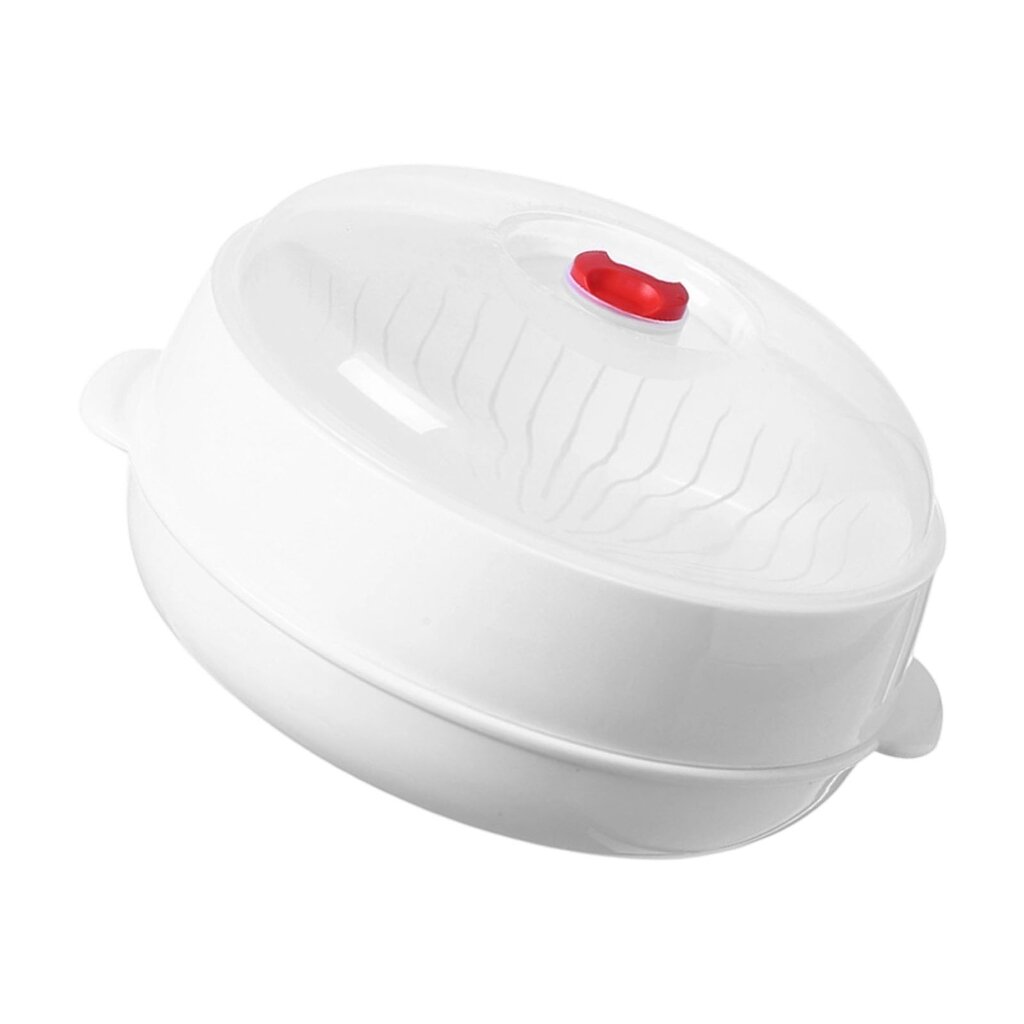 Контейнер для приготовления в микроволновой печи с видимым отверстием для пара и утолщенными стенками для использования на кухне