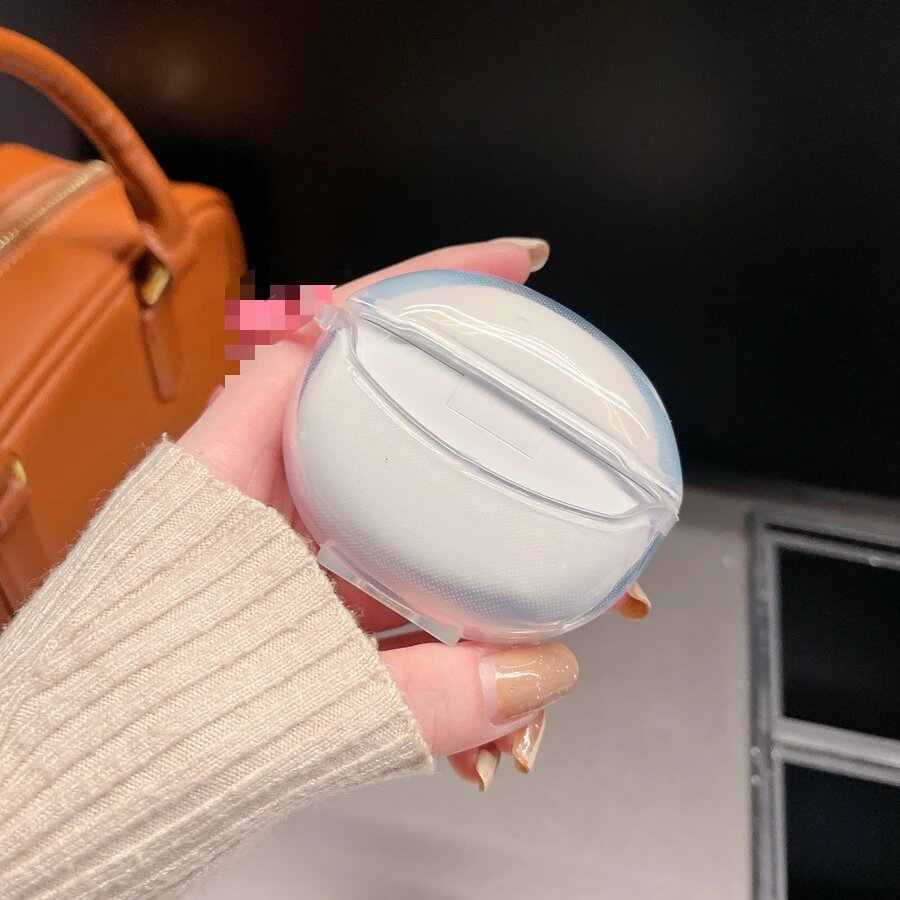 Чехол для наушников Honor X7, силиконовый, прозрачный clear case