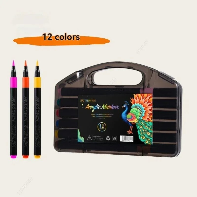 Набор Акриловых Маркеров 12/24/36/48/60/80 Цветов
