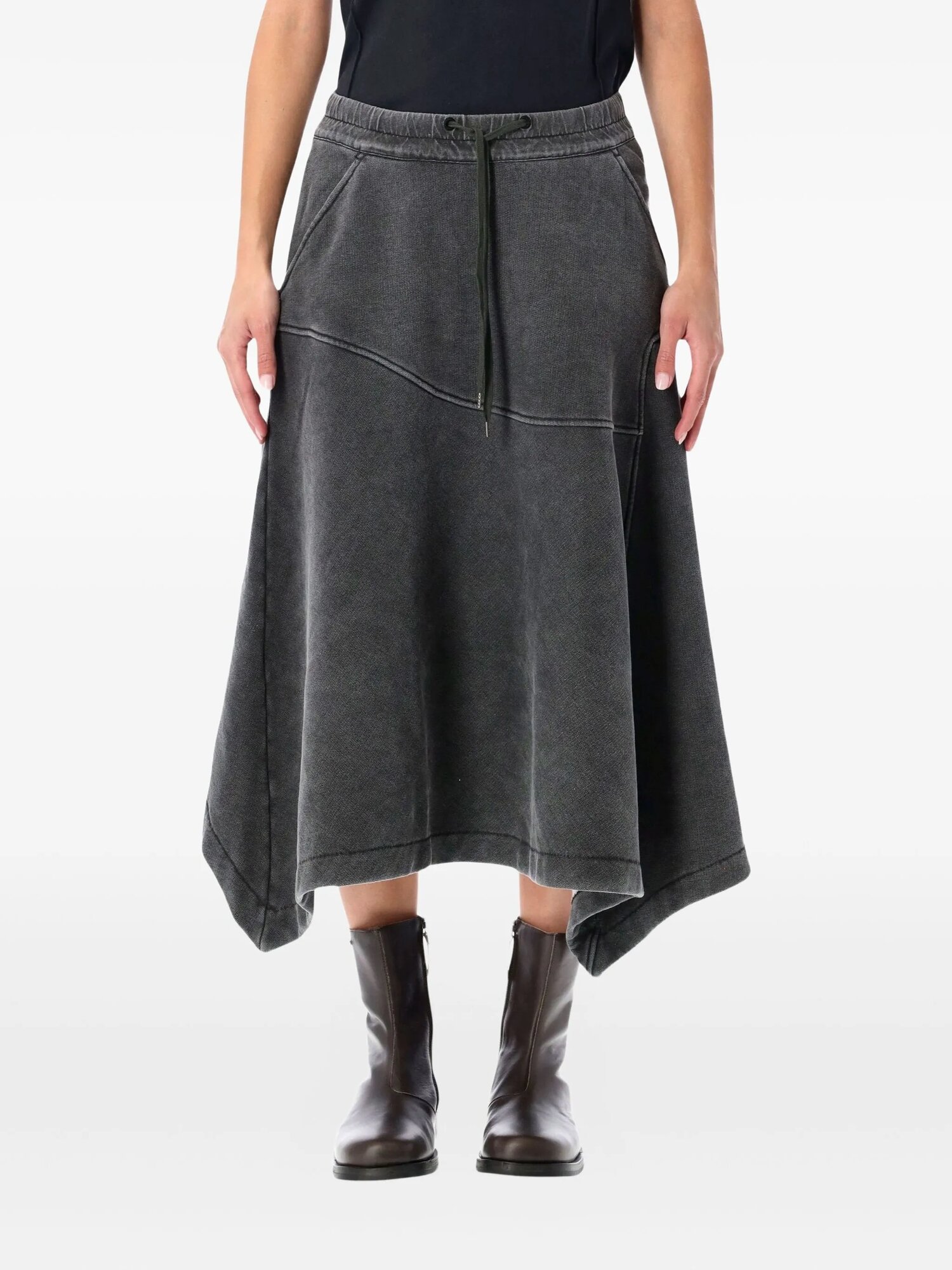 Юбка Drawstring panelled skirt