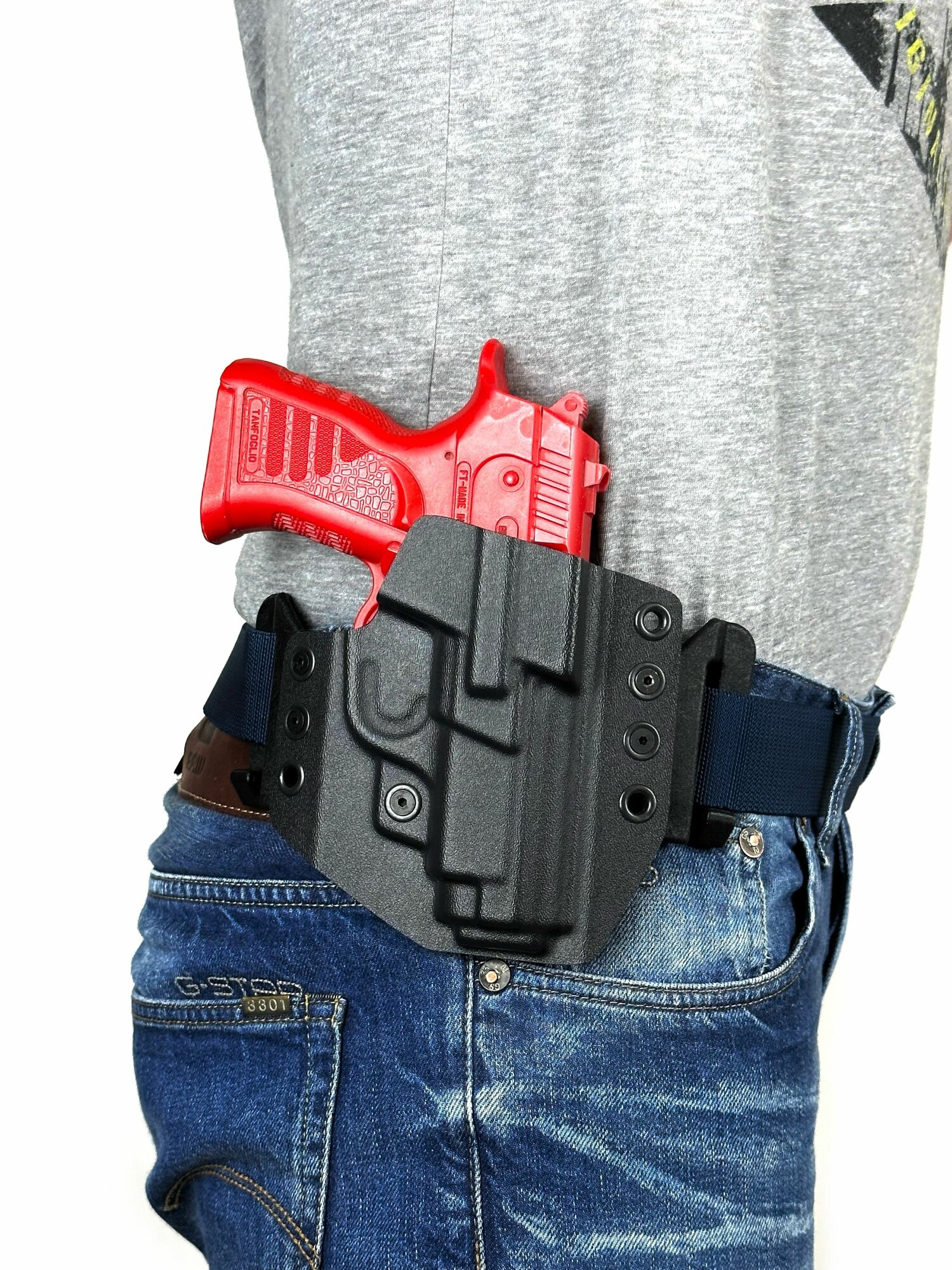 Классическая поясная кобура из кайдекса для пистолета Tanfoglio Inna, Tanfoglio Vendetta