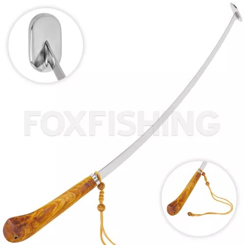Квок на сома Фоксфишинг титановый #1044 удлинённый, рукоять из дерева