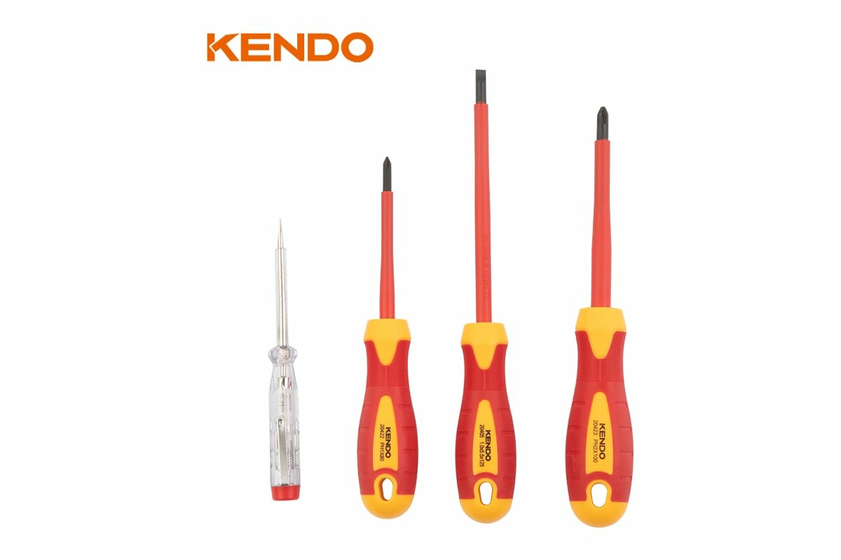 Набор диэлектрических отверток KENDO 4 шт 1000В 20481