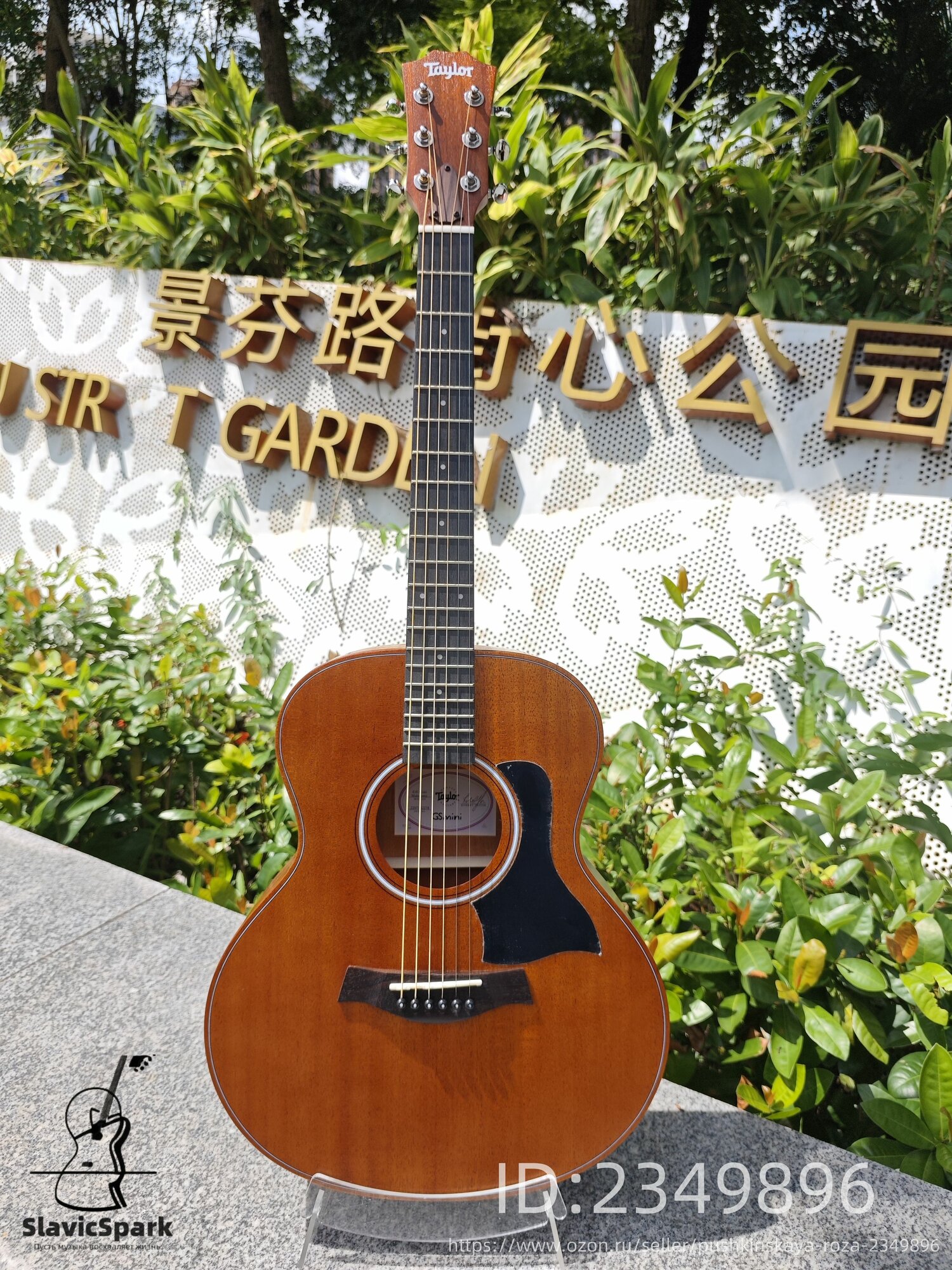 36-дюймовая дорожная гитара Taylor GS MINI folk GUITAR из материала красного дерева