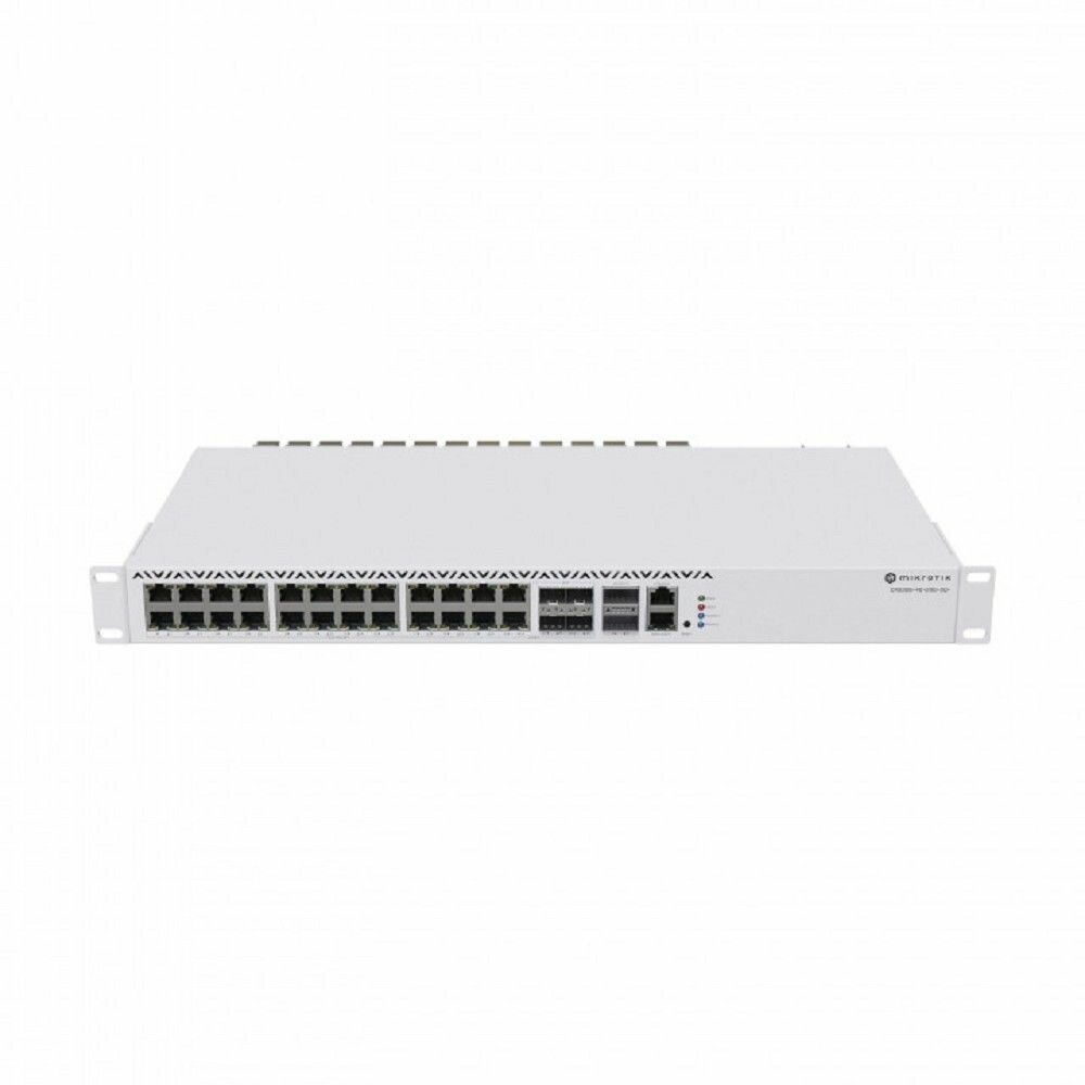Mikrotik Сетевое оборудование CRS326 - 4C+20G+2Q+RM Коммутатор, 4Combo 10G 2.5G, 20 2.5Gbit RJ45, 2QSFP+ 40Gbit