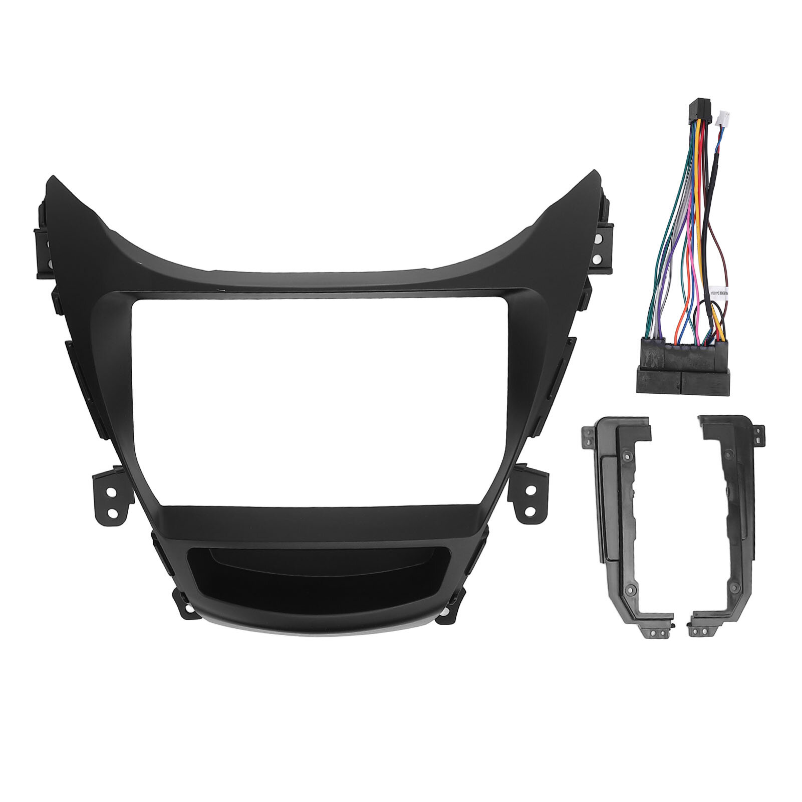 9-дюймовая панель для автомобильной магнитолы, накладка на приборную панель, панель для GPS-навигатора для Elantra 2011–2014 с сетевым шнуром.