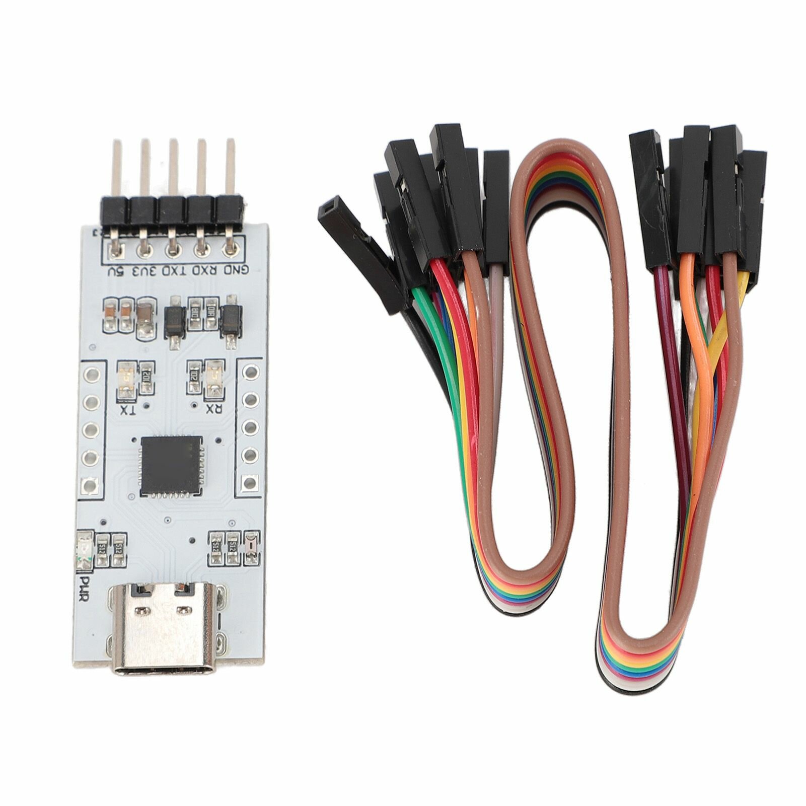 USB-TTL UART модуль Type C, 300-1 Мбит/с, со светодиодами