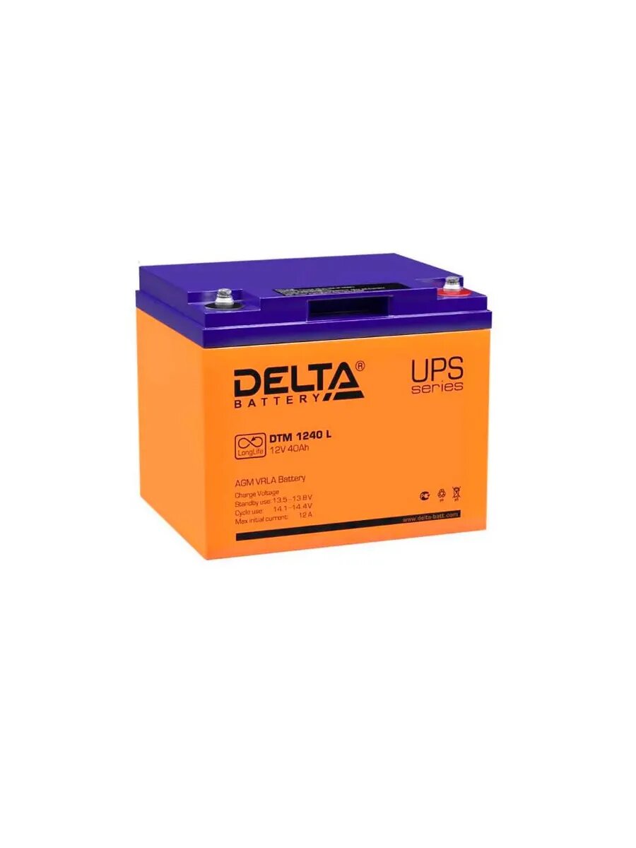 Батарея для ИБП DTM 1240 L 12В 40Ач