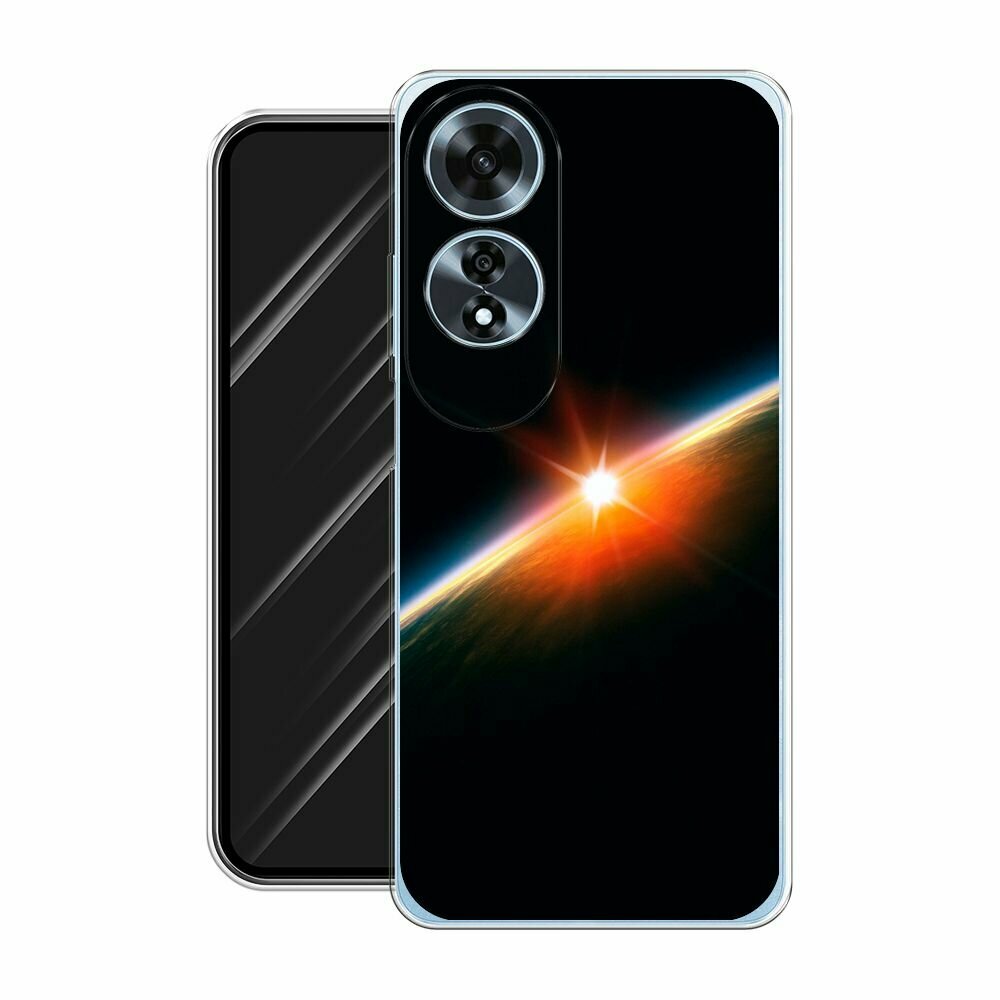 Силиконовый чехол на Oppo A60 / Оппо А60 с принтом "Космос 9" — фото 1