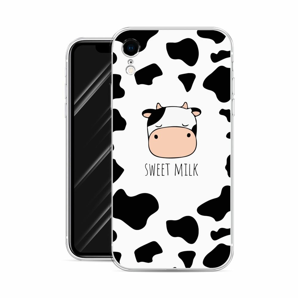 Силиконовый чехол на Apple iPhone XR / Айфон XR с принтом Sweet milk — фото 1