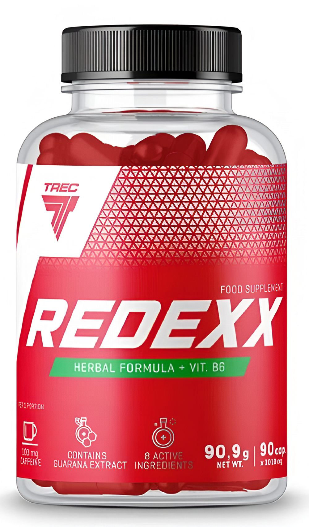 Жиросжигатель Trec Nutrition RedExx herbal formula + B6, 90 капсул