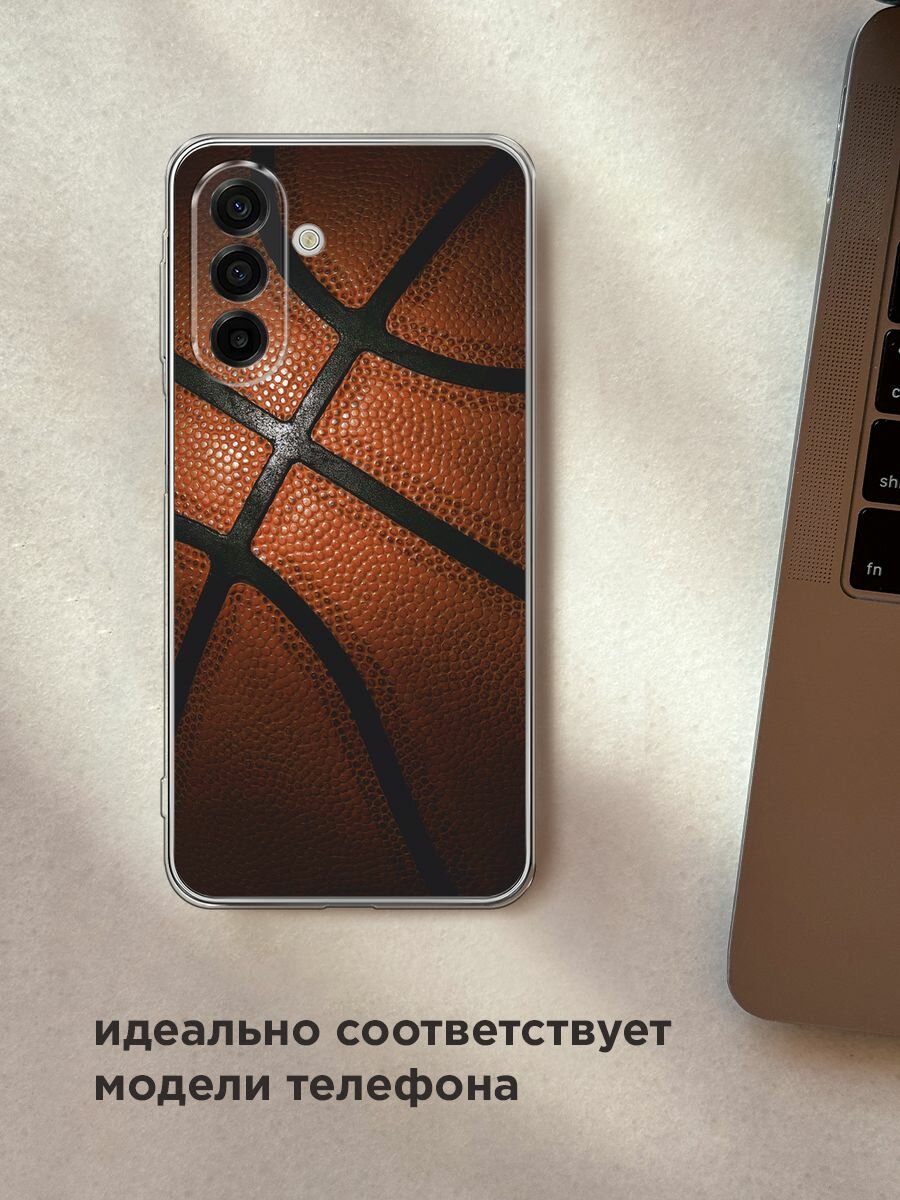 Чехол на Samsung Galaxy A17/A18 / Самсунг А17/А18 с принтом "Баскетбольный мяч" — фото 1