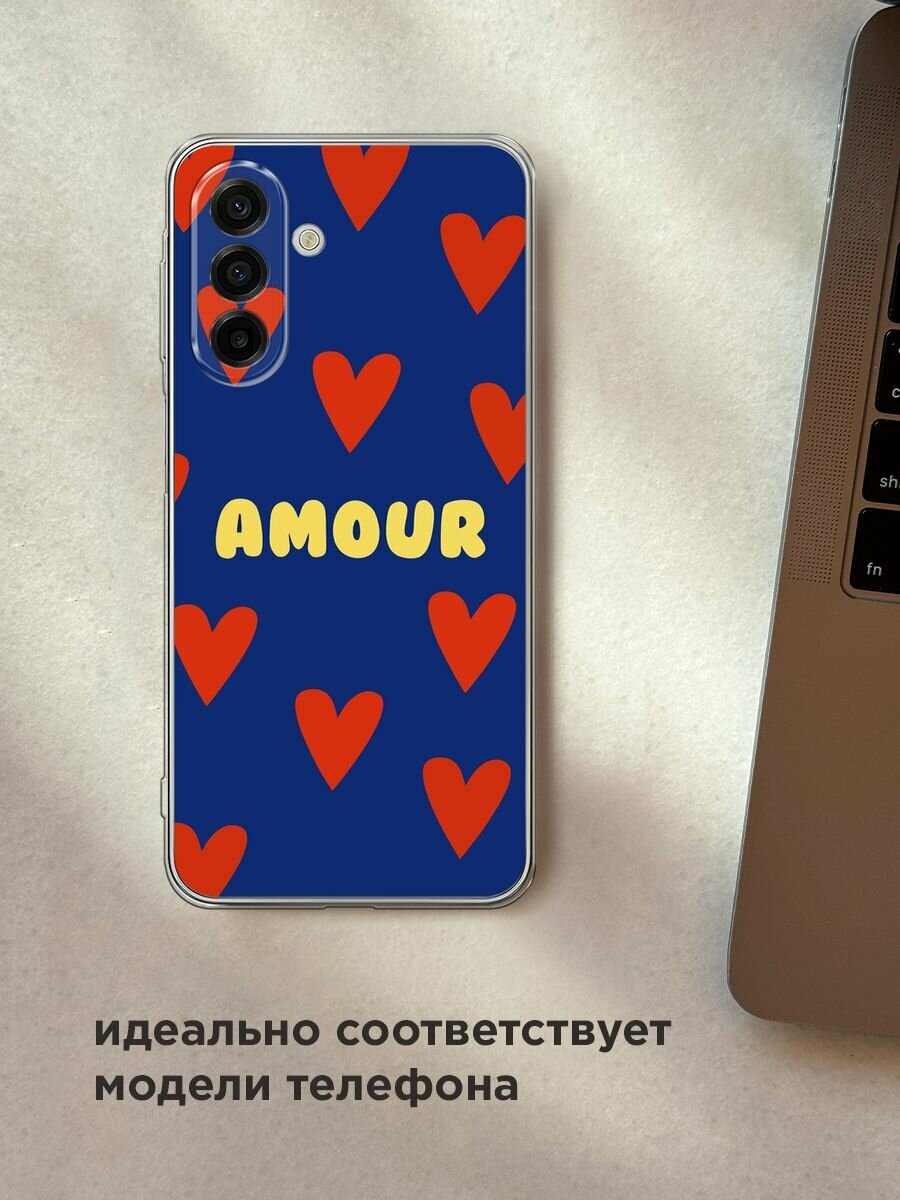 Чехол на Samsung Galaxy A17 / Самсунг А17 с принтом "Amour art - 14 февраля" — фото 1
