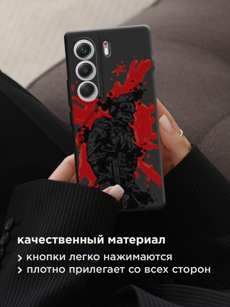 Чехол на Tecno Camon 40 / Текно Камон 40 с принтом "В пылу сражения 2" — фото 1
