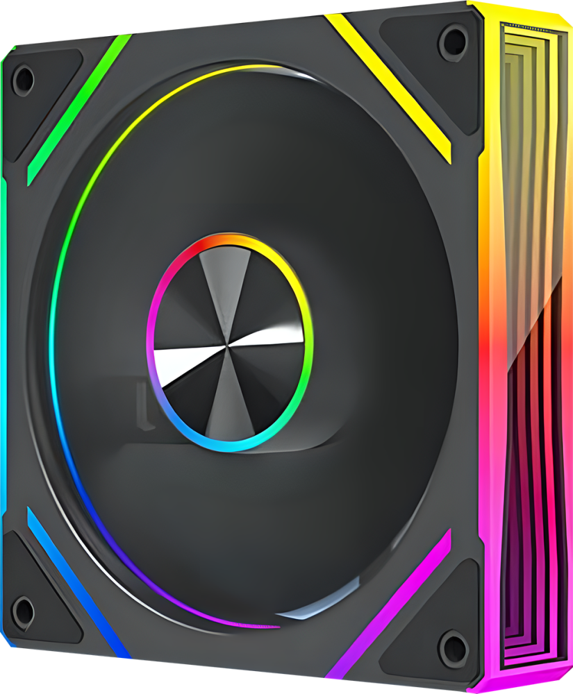 Вентилятор для корпуса Helly 8-PRO 120 мм Mirror ARGB Black