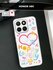 Чехол на Honor X8c / Хонор X8c с принтом "Happy lovely", прозрачный