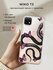 Чехол на Wiko T3 / Вико Т3 с принтом "Snake and butterflies 2"