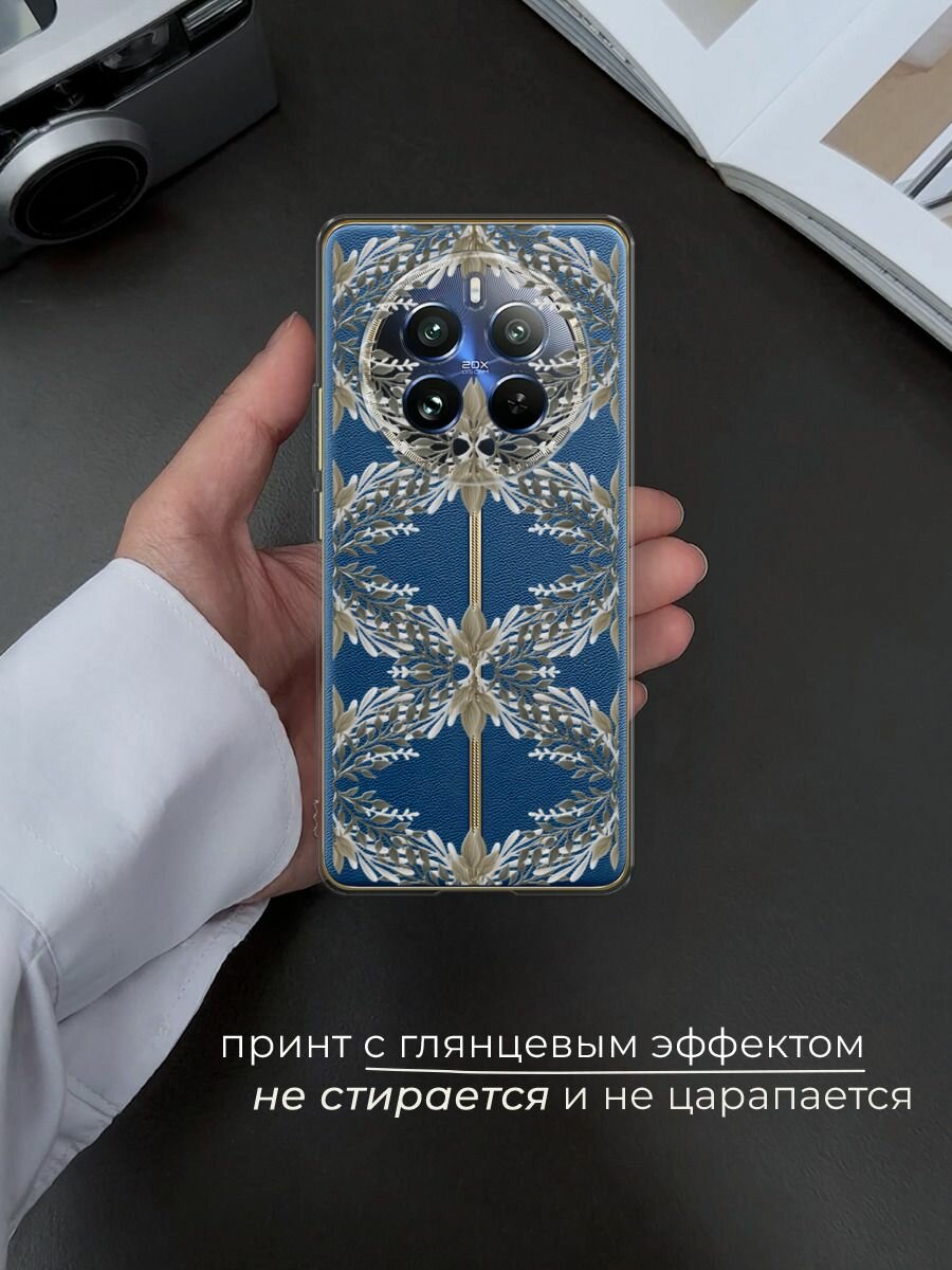 Чехол на Realme 12 Pro / Реалми 12 Про с принтом "Калейдоскоп цветов" — фото 1