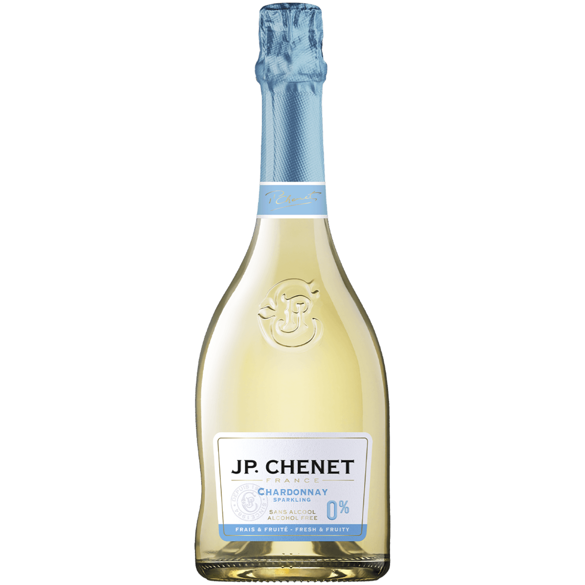 Вино безалкогольное игристое JP. Chenet Chardonnay белое сладкое 0,75 л