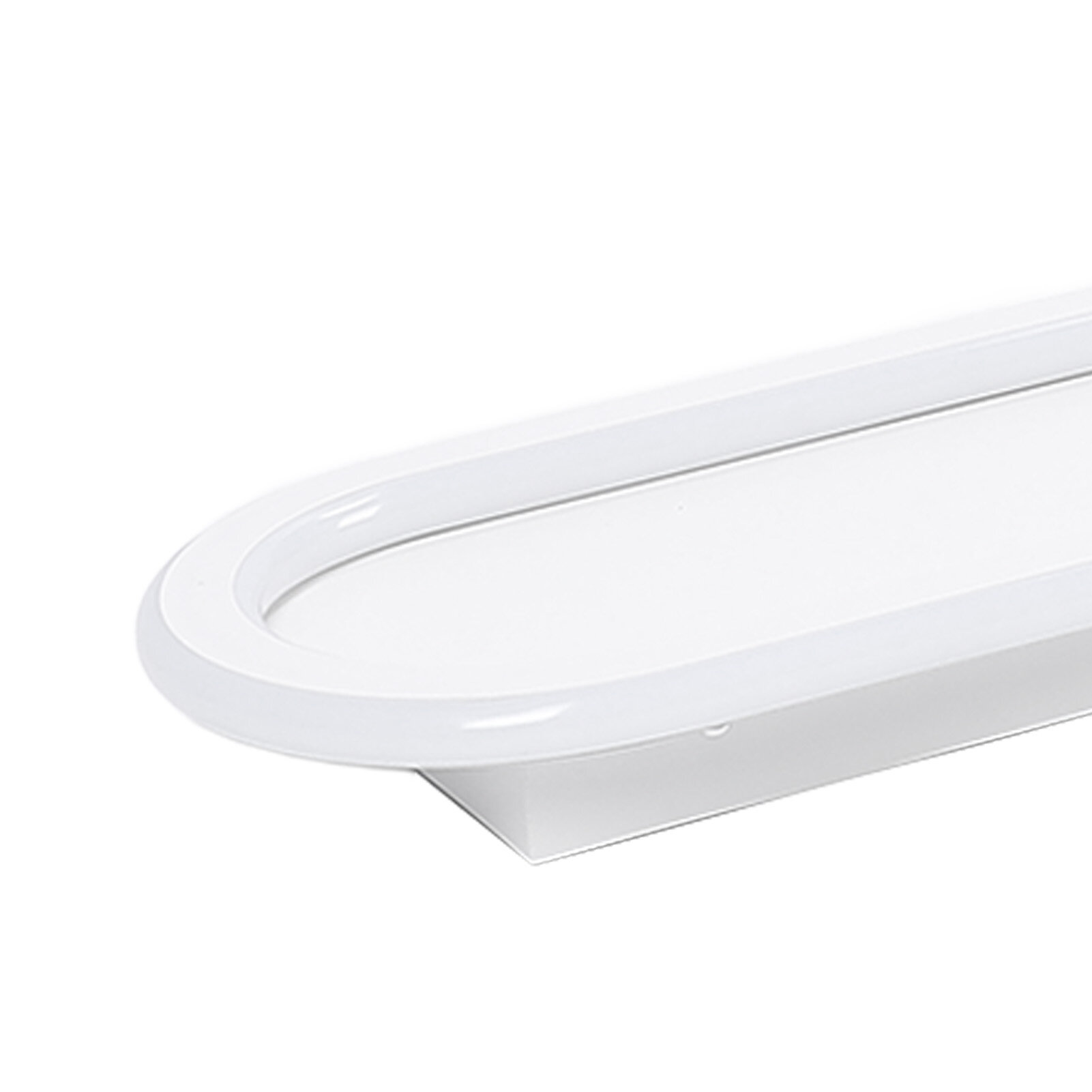 Современный светодиодный потолочный светильник с регулируемой яркостью, линейный потолочный светильник, длинный потолочный светильник для кухни, офиса, спальни, прихожей, белый 19,7x5,9 дюймов