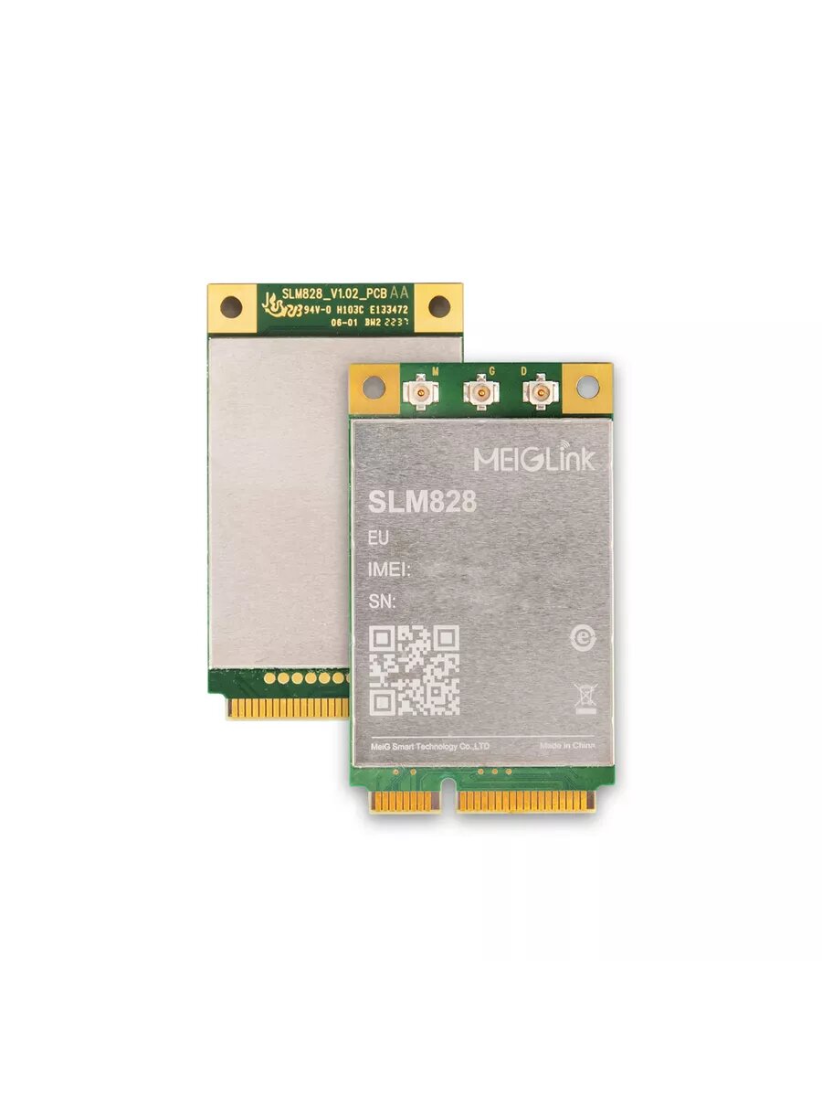 Модем 4G/LTE Advanced cat.6 mini PCIe MEIGLink SLM828 до 300 Мбит/с