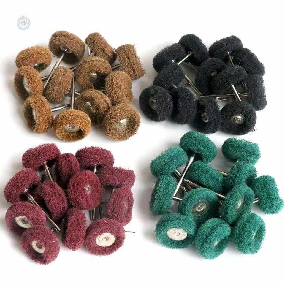 Насадка для полировки металла, дерева, стекла и керамики, 25 мм, хвостовик 3 мм, набор шлифовальных кругов 40 шт, ржавчина коррозия зачистка деталировка