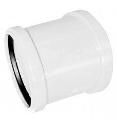 Муфта двухраструбная бесшумная 50 Политэк