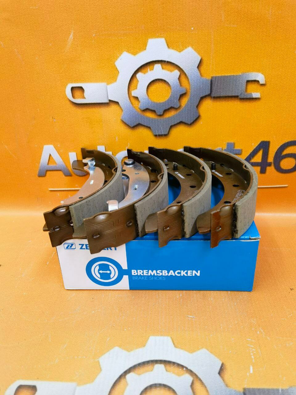 Задние тормозные колодки на Рено логан renault logan Zekkert Германия