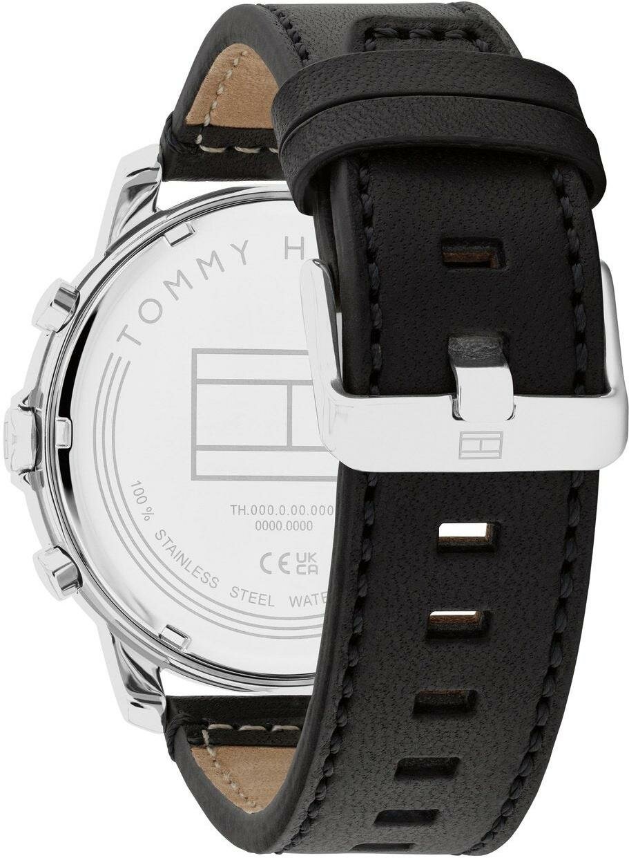 Наручные часы TOMMY HILFIGER, серебряный, черный — фото 1