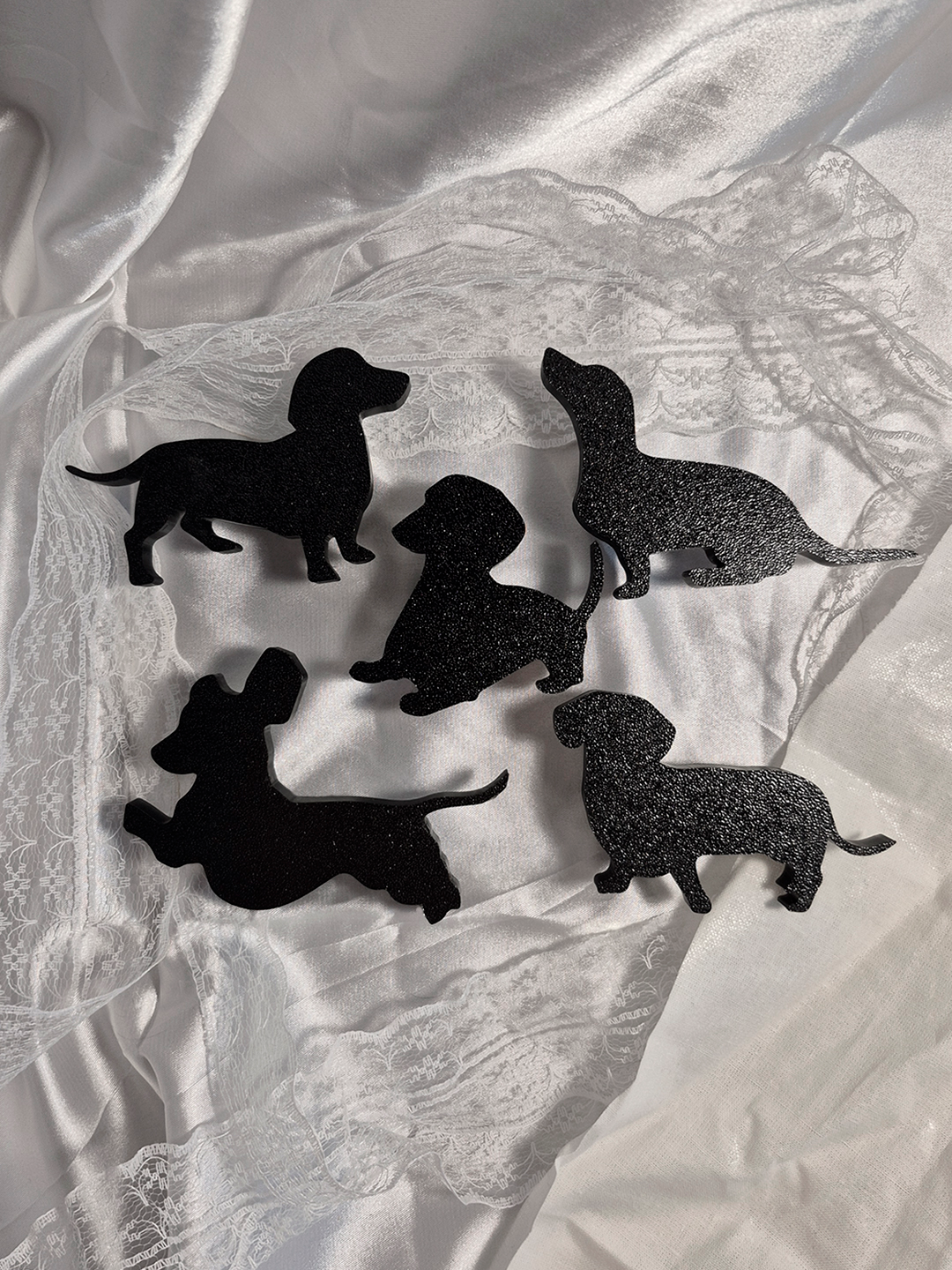 Мебельные ручки в виде такс • Декоративные пластиковые ручки • Ручная работа, подарок любителям собак, любителям такс.