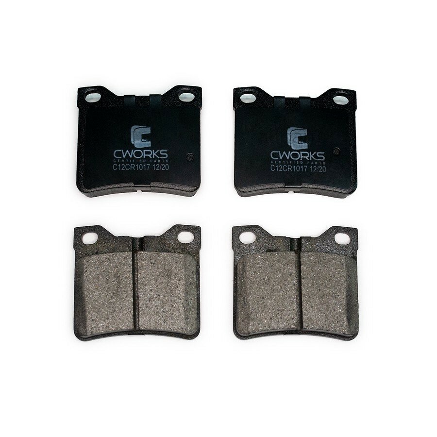 CWORKS C12CR1017 Тормозные колодки задние (Low Metallic) CWORKS C12CR1017