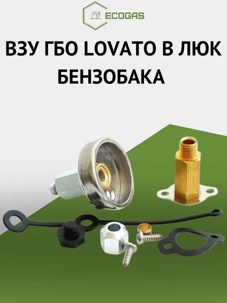Заправочное устройство ВЗУ ГБО LOVATO в люк бензобака (оригинал)