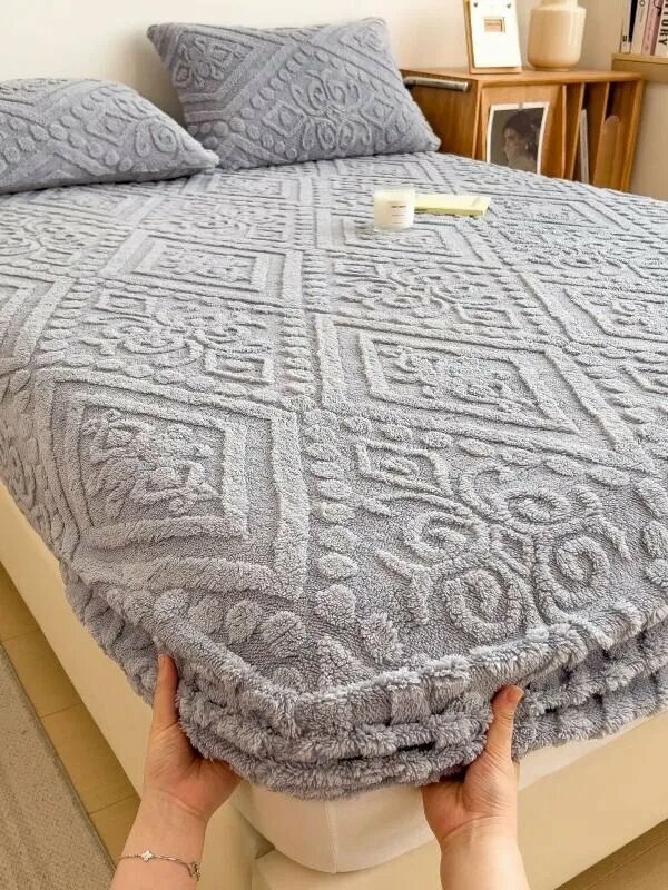 IKEA Наматрасник 200x220х28см светло-серый