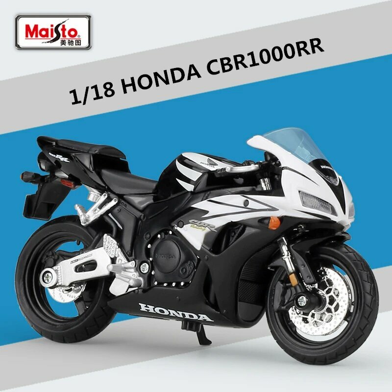 Maisto 1:18 HONDA CBR1100XX металлический мотоцикл Белый, CBR1000RR