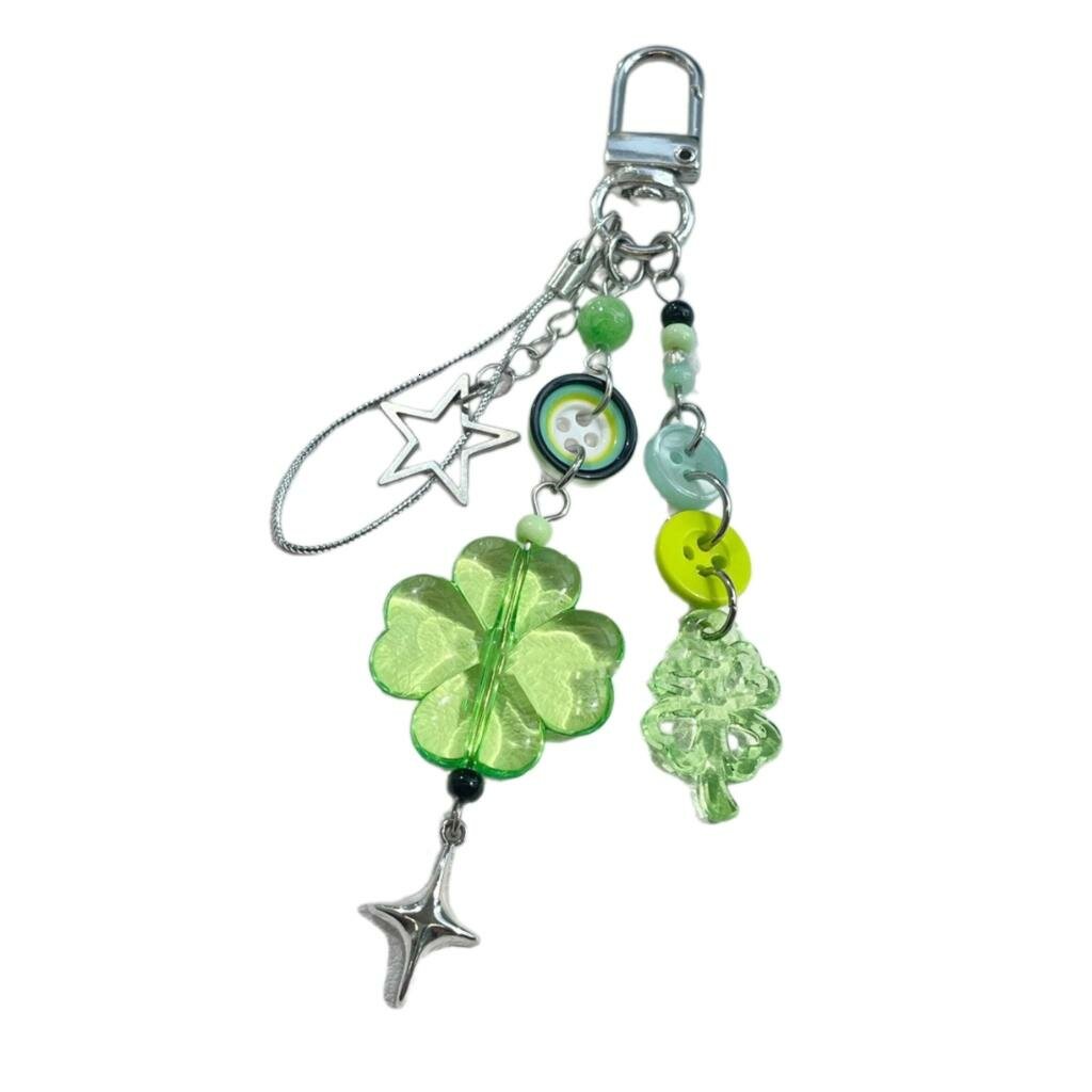 Ручной работы брелок Бант Клевер Четырехлистный Кулон для телефона Аксессуар для сумки, рюкзака, - Раздел 17