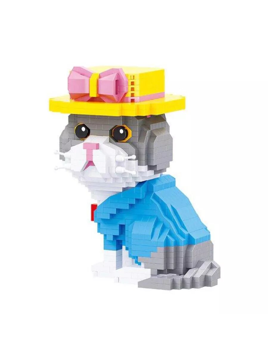 Конструктор Balody "Кошечка Модница" BA18407, пластик, 832 детали, от 6 лет