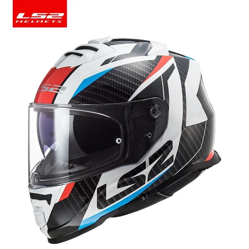 Оригинальный мотоциклетный шлем LS2 FF800 LS2 STORM, анфас, шлемы для мужчин и женщин, двойные линзы, мотоциклетные гоночные шлемы, Cascos Para Moto XL, FF800-1